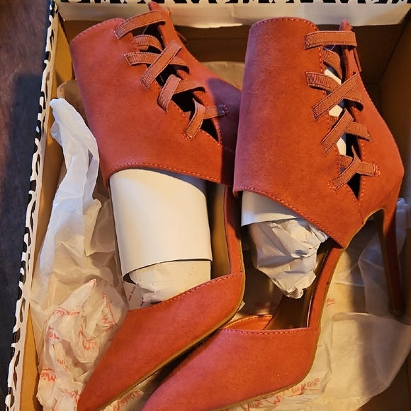 Anne Michelle | Shoes | Anne Michelle Coral Laceup Heels | Poshmark
